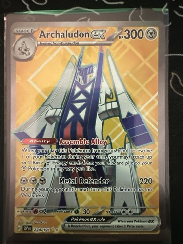 Pokemon TCG Archaludon ex 224/191 Full Art Ultra Rare Surging Sparks | eBay