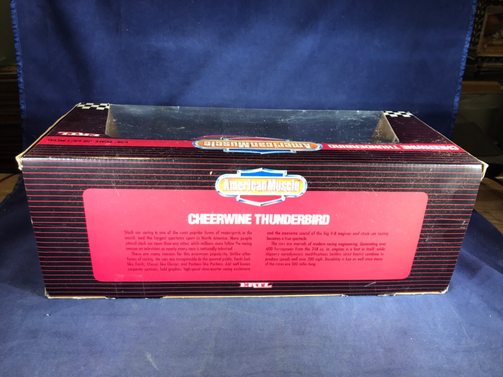 L4-1 AMERICAN MUSCLE MORGAN SHEPHERD #21 CHEERWINE FORD THUNDERBIRD - 1 ...