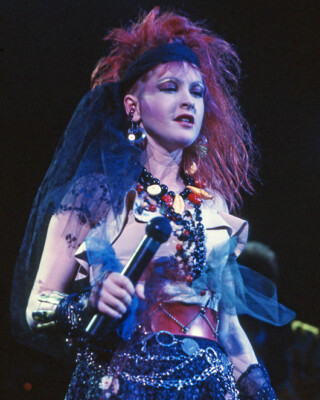 Rock and Pop Singer CYNDI LAUPER Glossy 8x10 Photo Cindy Blues Soul ...