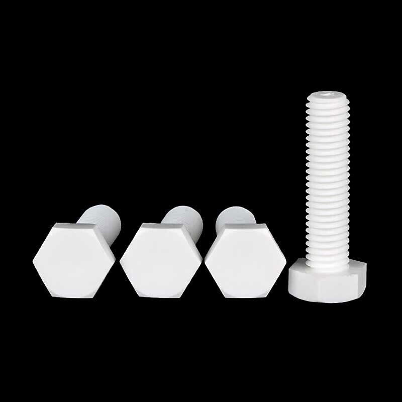 M10 PP External Hexagon Screws Hex Head Insulated Plastic Screw Bolt ...