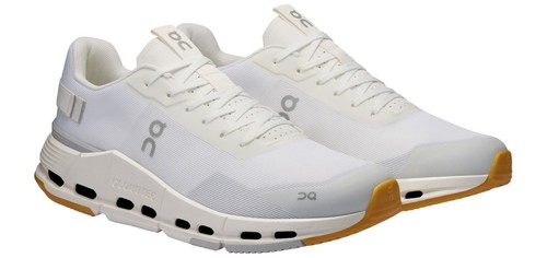 NEW Men's On Brand All White Gum Cloud Cloudnova Form 2 OC Running ...