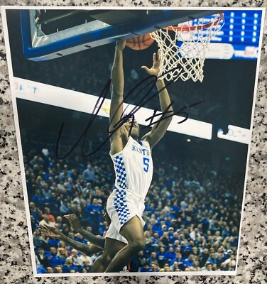 IMMANUEL QUICKLEY AUTO SIGNED 8X10 BASKETBALL PHOTO w/COA KENTUCKY ...