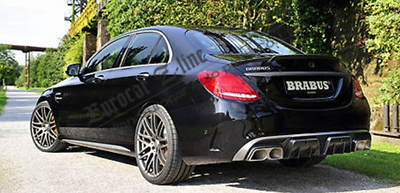 Mercedes Benz Brabus Style C63 W205 Carbon fiber REAR DIFFUSER w ...