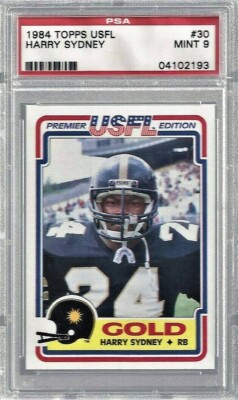 1984 Topps USFL #30 Harry Sydney PSA 9 MINT 04102193 | eBay