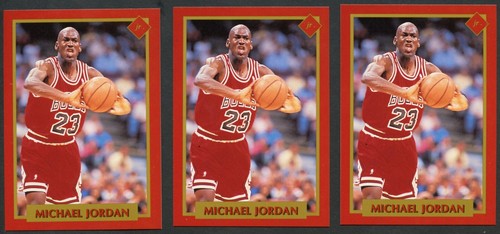 Group of Three 1991 Tuff Stuff Jr. #3 Michael Jordan Chicago Bulls Rare ...