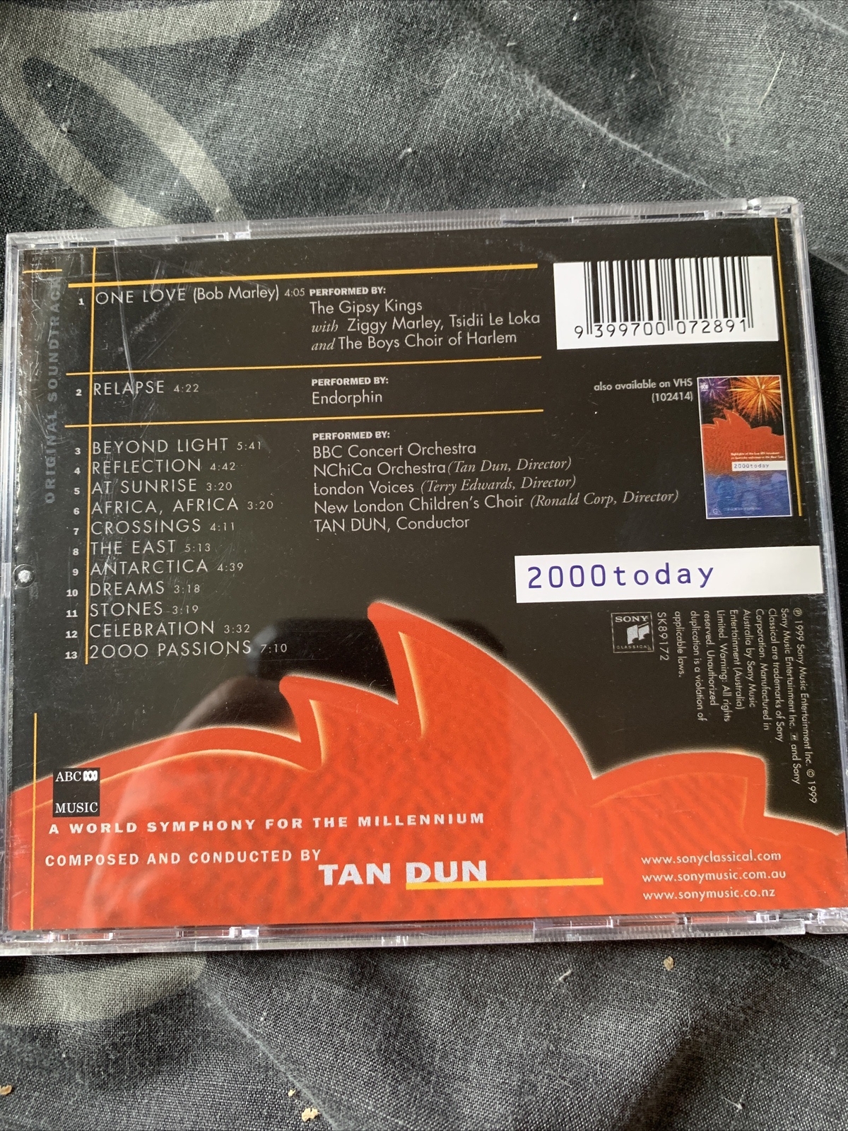 Tan Dun - 2000 Today A World Symphony For The Millennium - CD (b65/10 ...