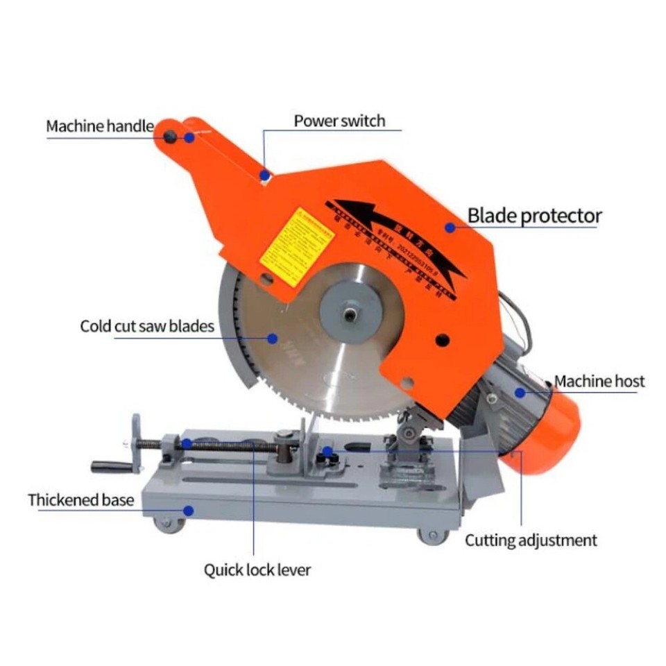 355MM Electric Metal Cutting Machine Cut Off Saw Electric Cut-off ...