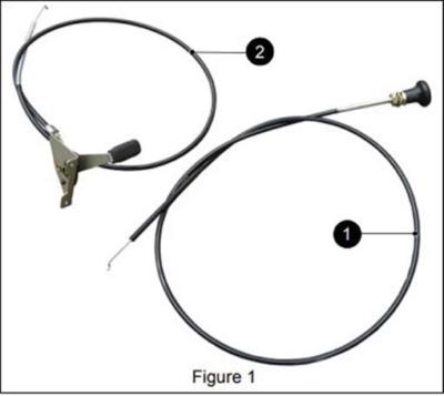Genuine Ariens Gravely CABLE- CHOKE/THROTTLE COMBO Part 06900520 ...