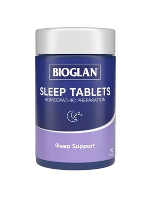 Bioglan Sleep 90 Tablets Sleep Support Sleeplessness Disturbed Sleep ...