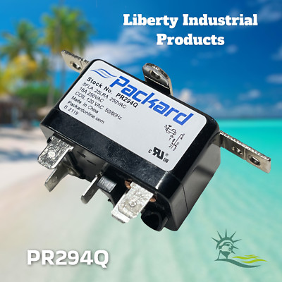 PR294Q PACKARD SWITCHING FAN RELAY 120 COIL VOLTAGE 18 RESISTIVE AMPS ...