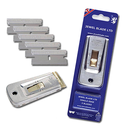 Personna PSA660445 Deluxe Metal Retractable Window Scraper 5 Blades ...