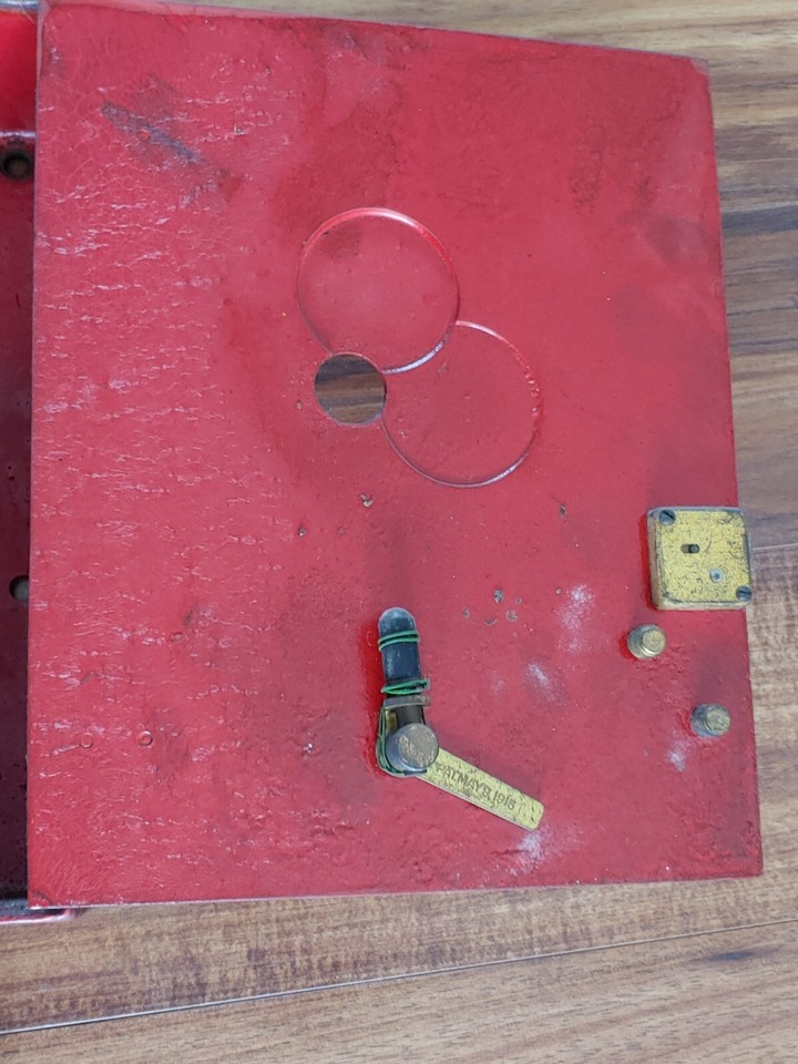 Antique Gamewell? Fire House Alarm Call Box, Heavy Cast Iron Original ...