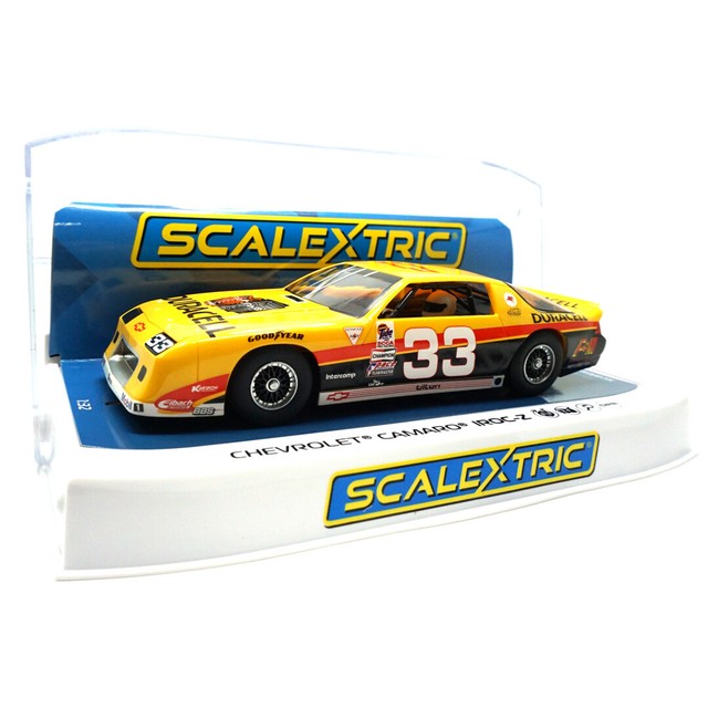 Scalextric C4220 Chevrolet Camaro IROC SCCA Trans-AM #33 1/32 Slot Car ...