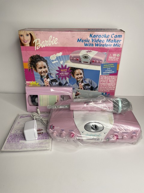 Barbie Karaoke Cam Video Music Maker With Wireless Mic for sale online ...