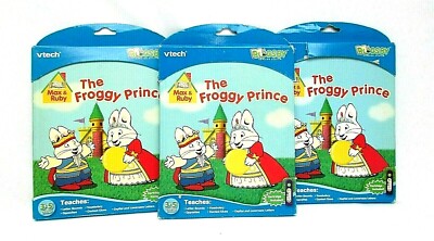 3 Copies of Vtech Max & Ruby "The Froggy Prince" Bugsby Reading ...