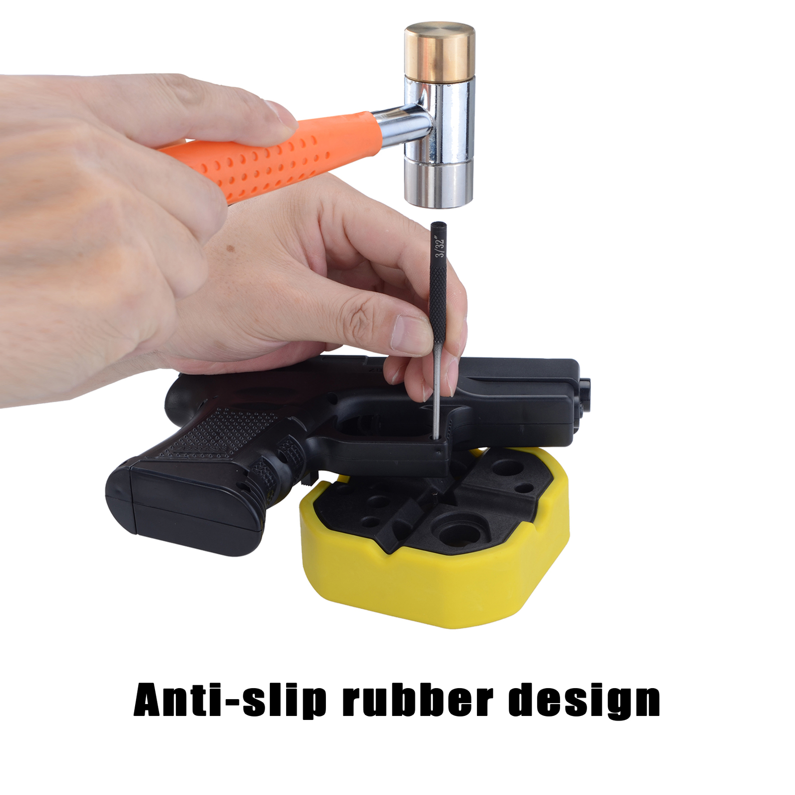 Magnetic Universal Gunsmith Bench Block Gun Maintenance Armorers Block ...