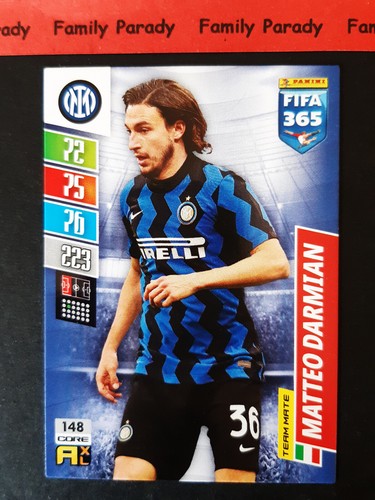 Matteo Darmian 148 Inter Milan Carte Panini Adrenalyn XL Foot Fifa 365 ...