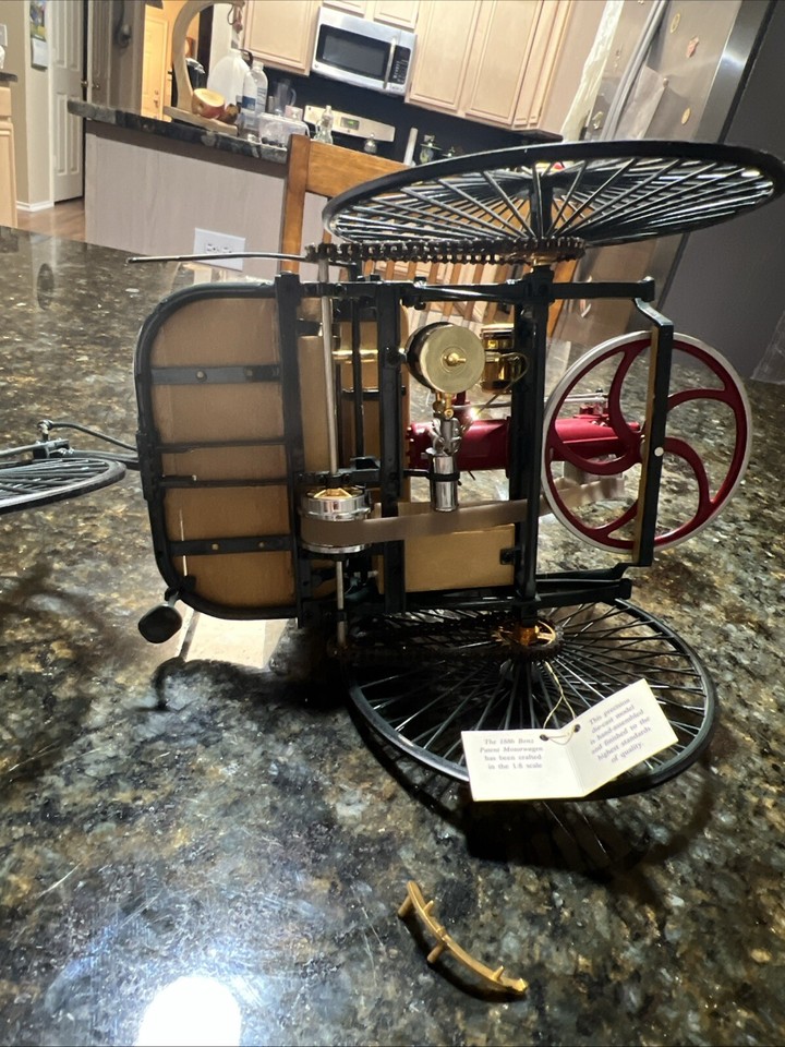 Franklin Mint 1/8 Scale Diecast 1886 Mercedes Benz Patent Motorwagen ...