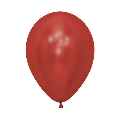 Sempertex 12cm Crystal Reflex Red Latex Balloons 915 Pack of 50 | eBay ...