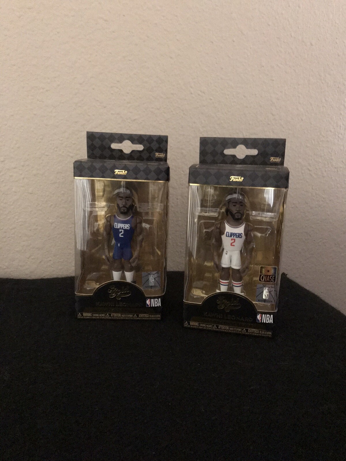Funko Gold Vinyl Premium Figure Clippers Kawhi Leonard Lot Of 2 Chase ...