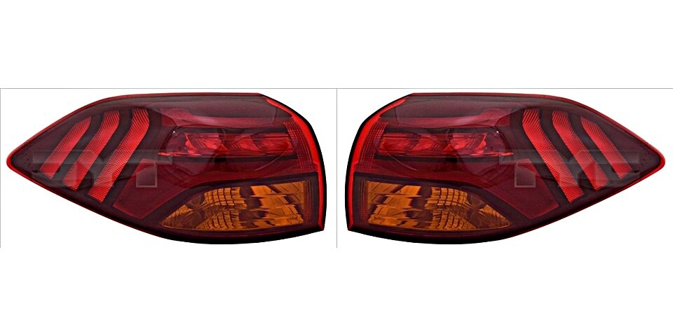 TYC LED Heckleuchte Paar Für HYUNDAI Tucson 15-20 92402D7600 92401D7600 ...