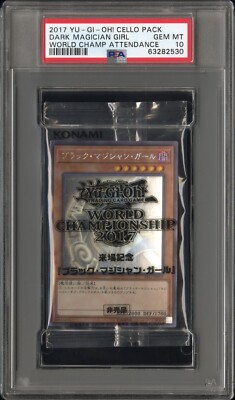 PSA 10 Dark Magician Girl 2017-JPP01 Ghost Rare Sealed Pack World Champ Yugioh | eBay