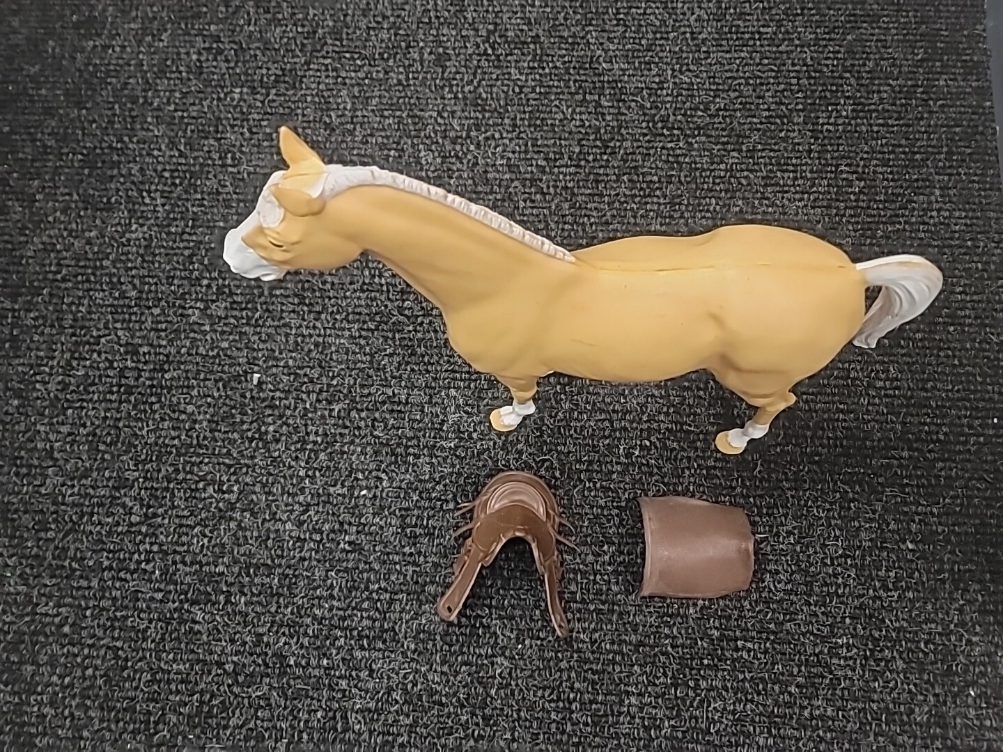 Vintage Louis Marx Johnny West Toy Horse Thunder Bolt 12" 1965 MCMLXV ...