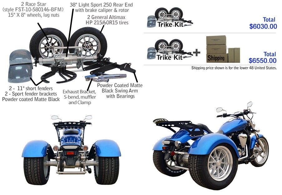 Motorcycle Trike Rear Ends