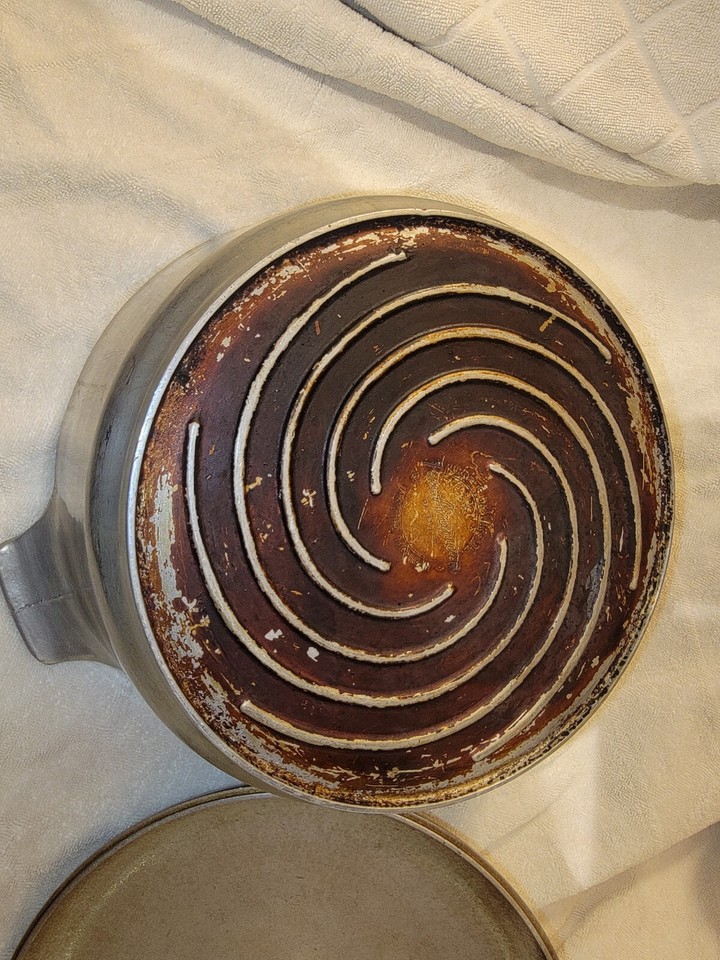 Vtg PAN AMERICAN Burnette Castings Co Aluminum Roaster Dutch Oven With ...