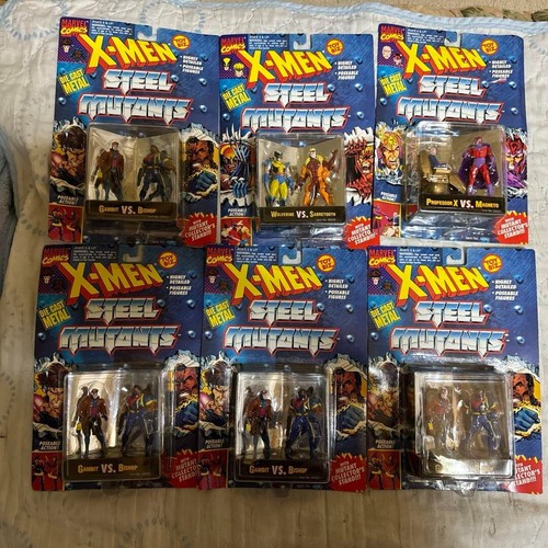 Toy Biz X-men Steel Mutants Die Cast Metal Action Figure Set of 6 ...