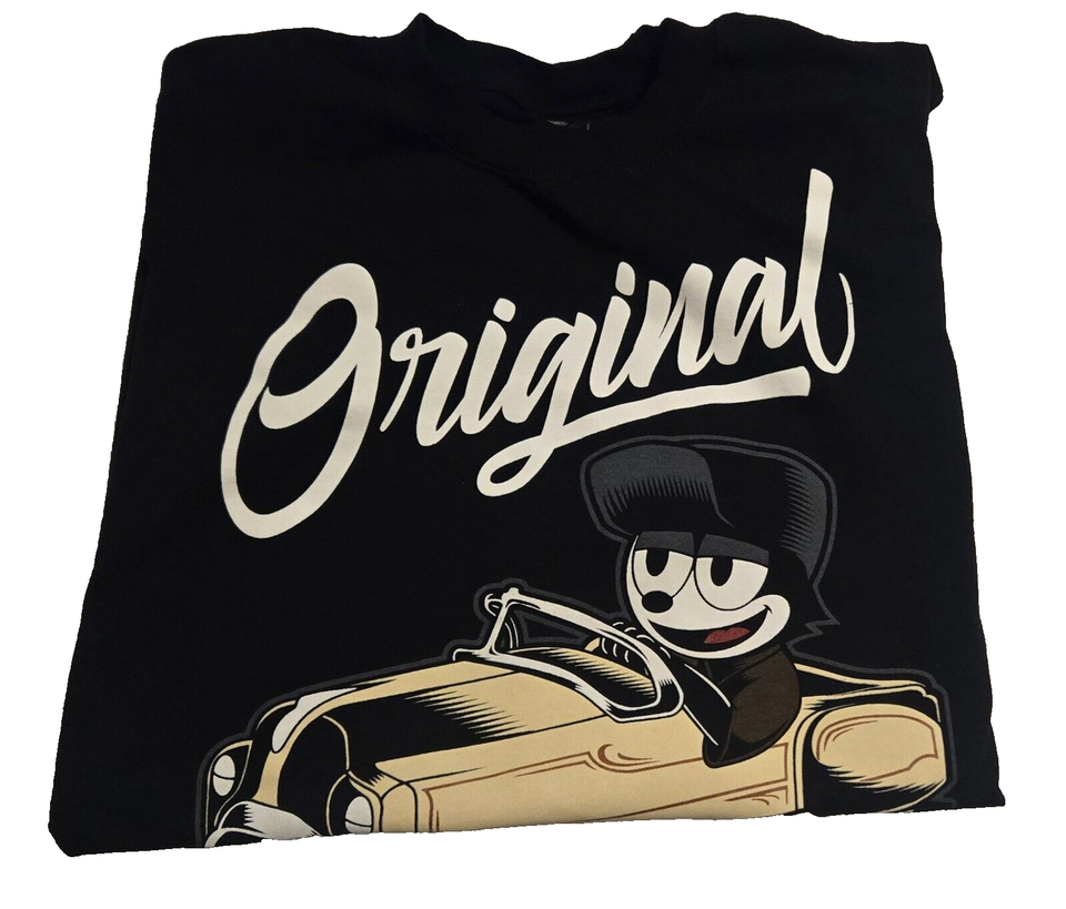 OG FAMILY Felix The Cat Shirt Mens Extra 3XL Black Lowrider Chicano 100 ...