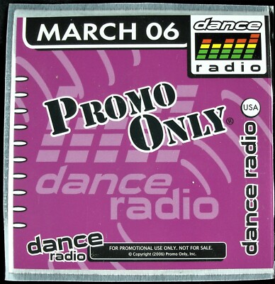 PROMO ONLY "DANCE RADIO MARCH 2006" DJ PROMO CD COMPILATION MADONNA ...