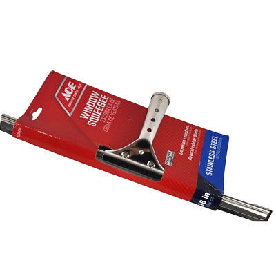 ACE-WINDOW SQUEEGEE 16 Inch Stainless Steel NEW FREE SHIP | eBay