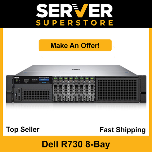 Dell PowerEdge R730 Server 2x E5-2620 V3 - 2.4GHz 64GB RAM H730 4x ...