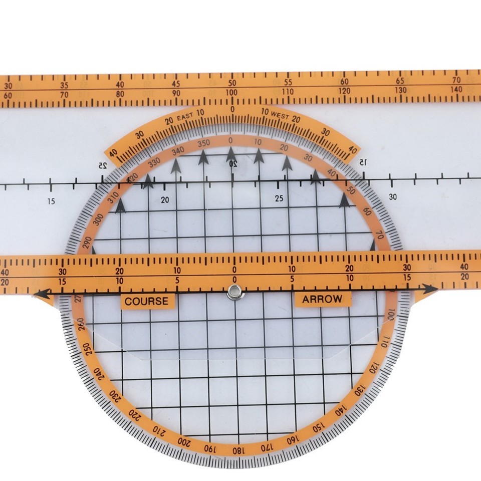 Lightweight Aviation Navigation Tool with Transparent ABS for Easy ...
