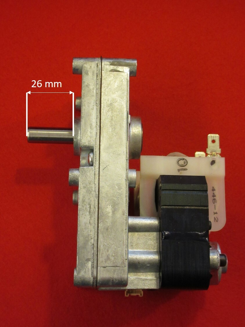 MOTOR 2 rpm Pelletofen Encoder Getriebemotor MCZ RED CADEL BRISACH ...