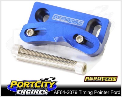 Aeroflow Alloy Timing Pointer Ford V8 289 302 351 Windsor 10 O’clock ...