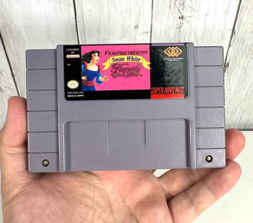 SNOW WHITE IN HAPPILY EVER AFTER SUPER NINTENDO SNES VIDEO GAME ...