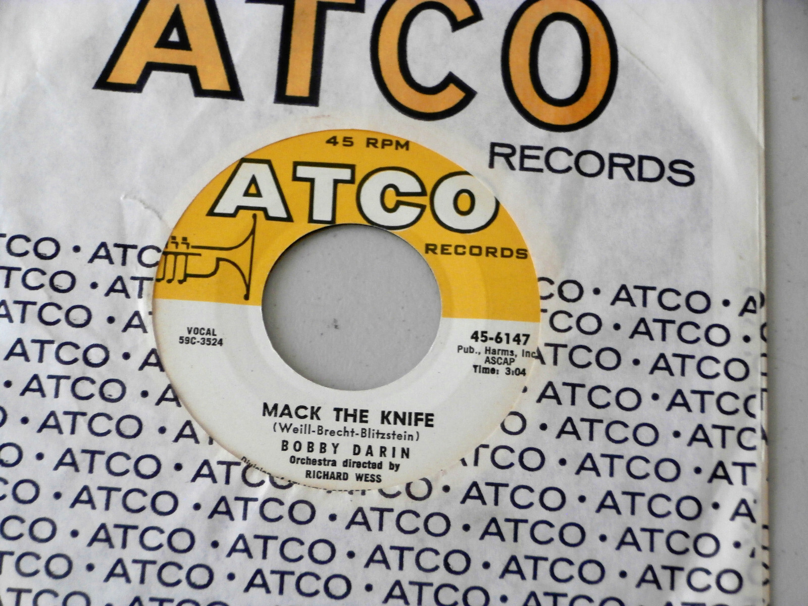 BOBBY DARIN~ MACK THE KNIFE~ NEAR MINT~ COPY~ WAS THERE A CALL FOR ...