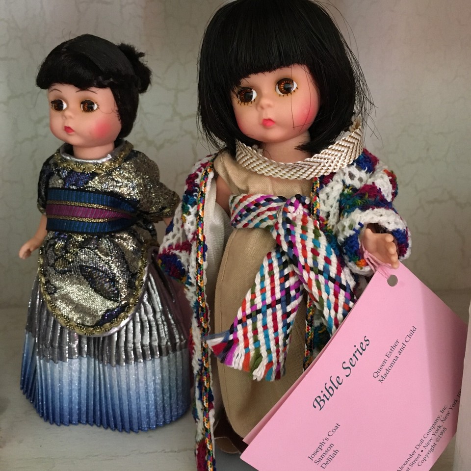 lot of 4 Bible series 8" Madame Alexander dolls Joseph, Samson, Delilah ...