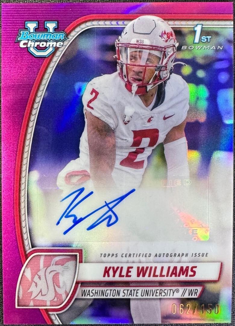 2024 Bowman University Chrome - Chrome Prospect Autographs Kyle ...