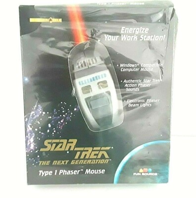 VINTAGE STAR TREK TYPE 1 PHASER MOUSE 1997 | eBay