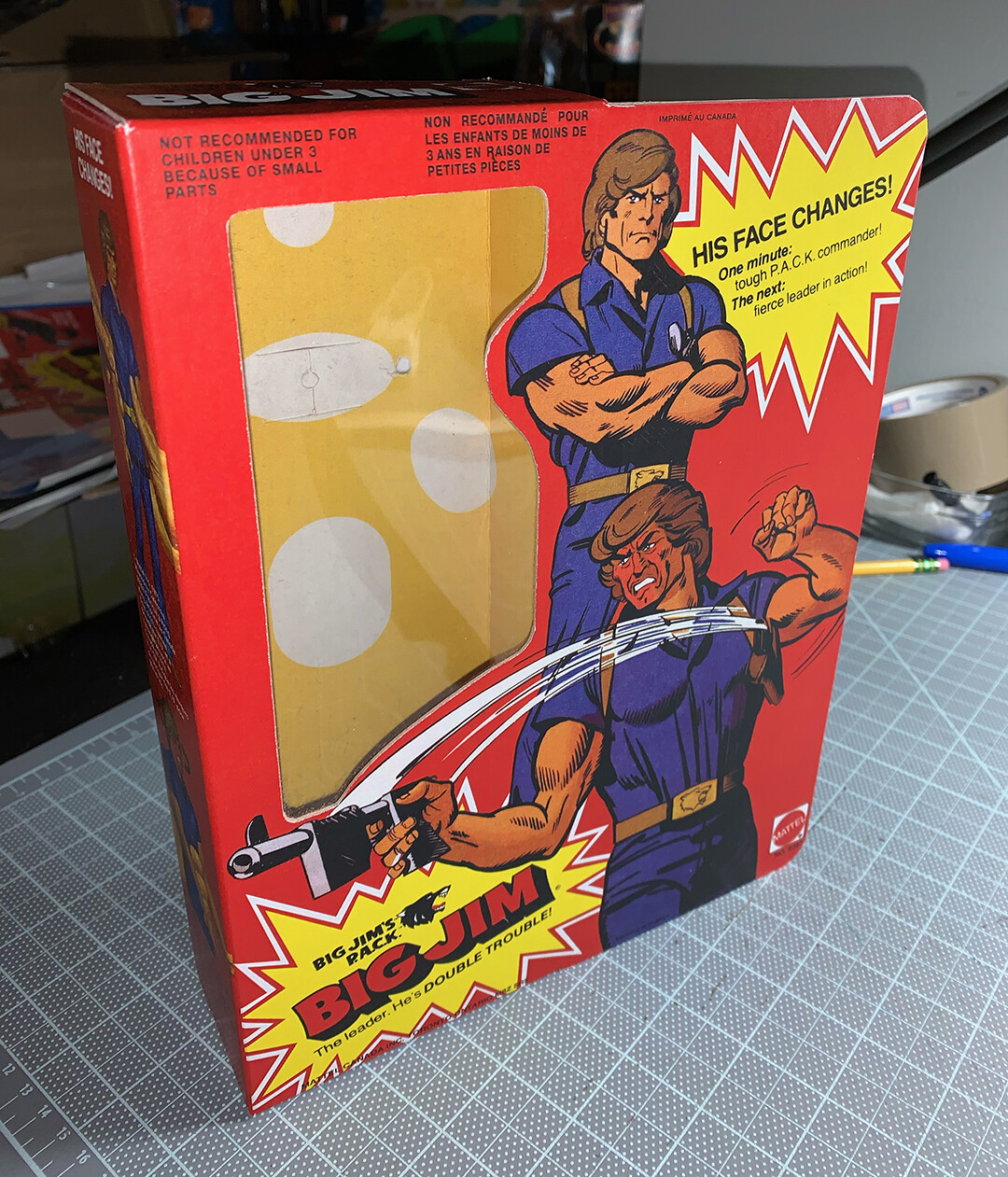 BIG JIM PACK DOUBLE TROUBLE COMMANDER BOX AND PACK SET OF 4 ONLY | eBay