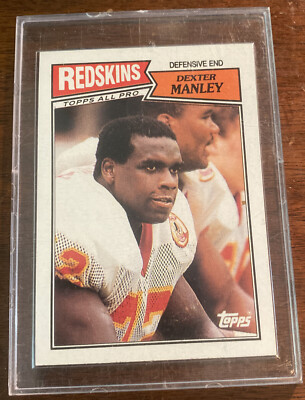 Dexter Manley 1987 Topps #76 football card Washington Redskins | eBay