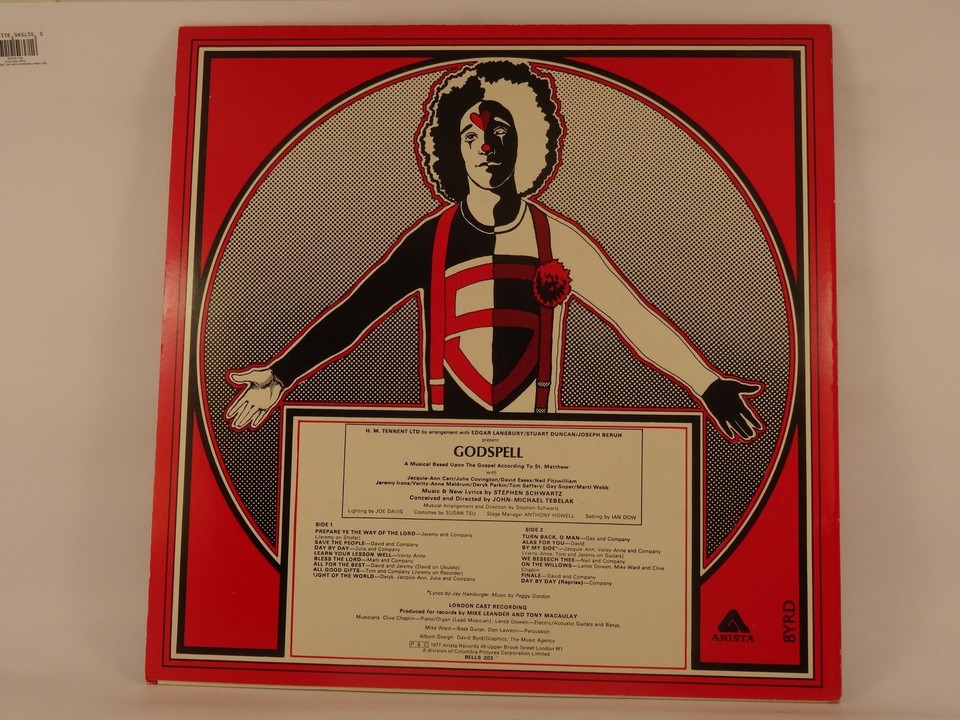 GODSPELL ORIGINAL CAST PRODUCTION (425) LP ARISTA | eBay UK