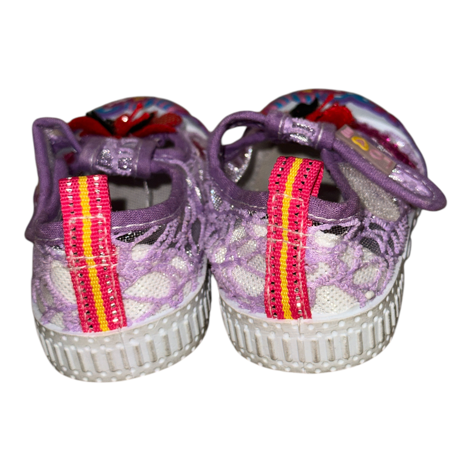 Frisky Purple Lace Rubber Mary Jane Toddler Girls Shoes Size 20 US 4 | eBay