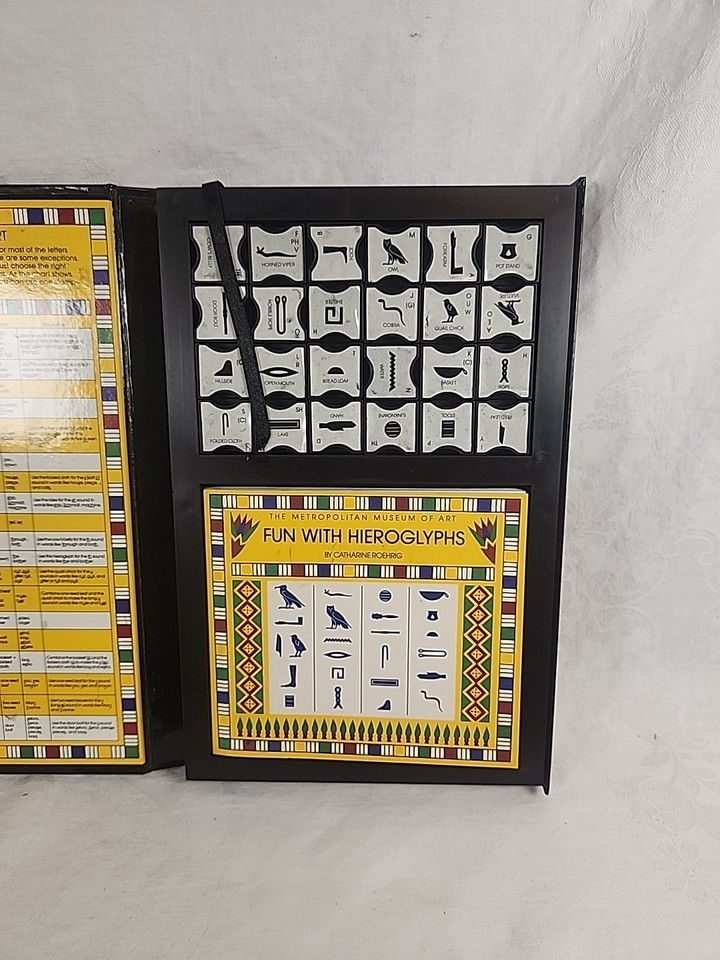 Fun with Hieroglyphs Rubber Stamp kit, from The Metropolitan Museum of ...