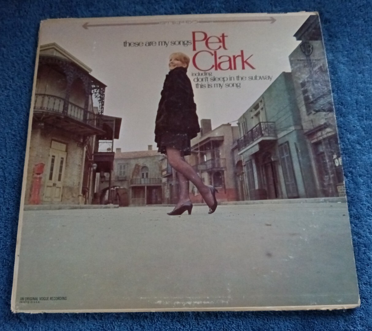 Pet Clark These Are My Songs LP Warner Brothers Stereo Inner Sleeve ...