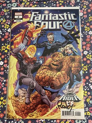 FANTASTIC FOUR #2 COSMIC GHOST RIDER VS TOM RANEY SIGNED VARIANT COVER ...