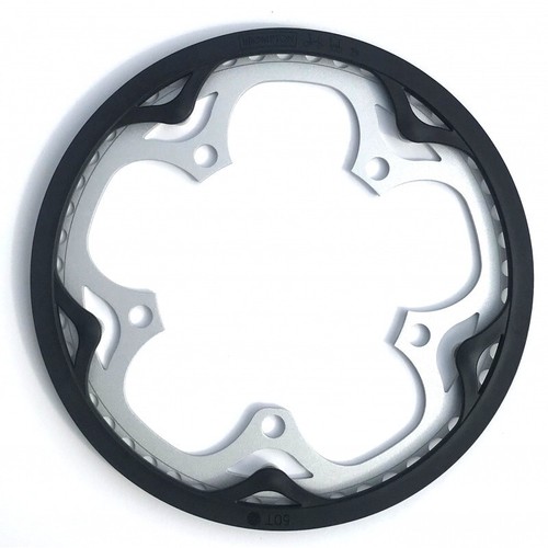 Brompton Chainring and Guard for Spider Crank - Silver - 50T ...